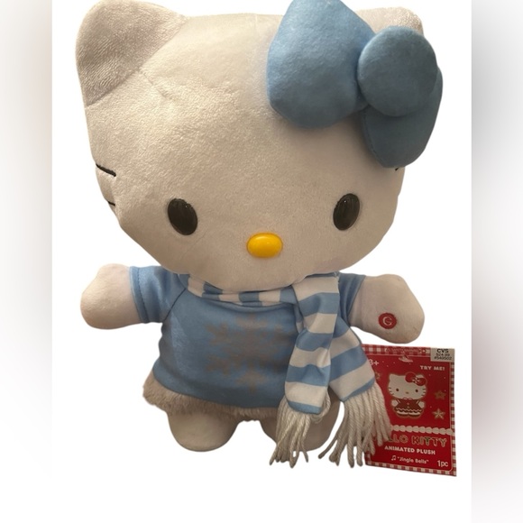 Hello Kitty | Other | Hello Kitty Christmas Animated Plush Jingle Bells ...